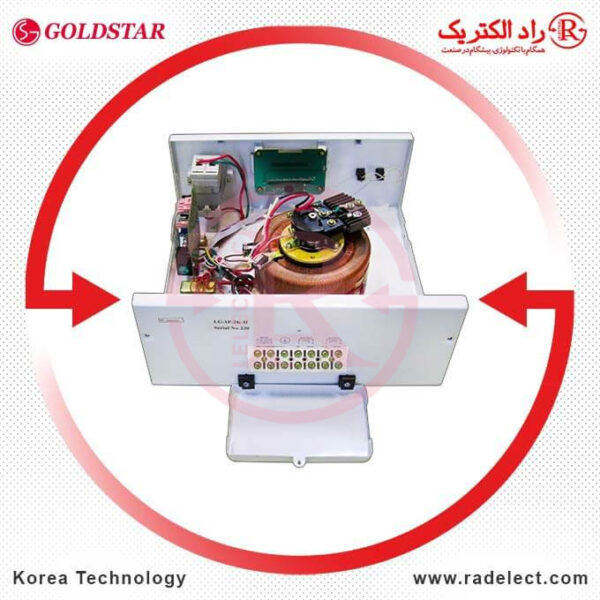 قیمت استابلایزر تک فاز سروو موتوری 2kVA گلداستار LG-1P-2K-H
