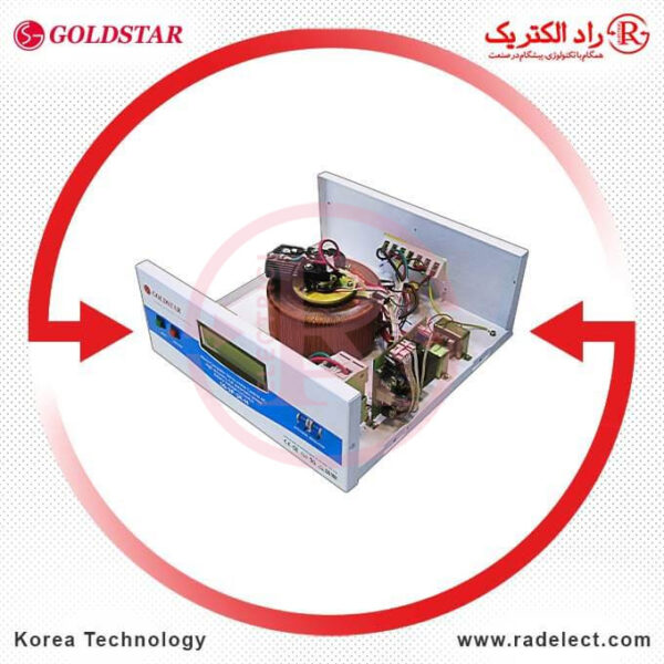 قیمت استابلایزر تک فاز سروو موتوری 2kVA گلداستار LG-1P-2K-H