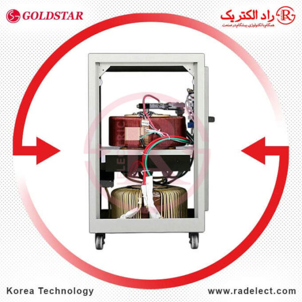 استابلایزر تک فاز سروو موتوری 8 کاوا گلداستار LG-1P-8K-V