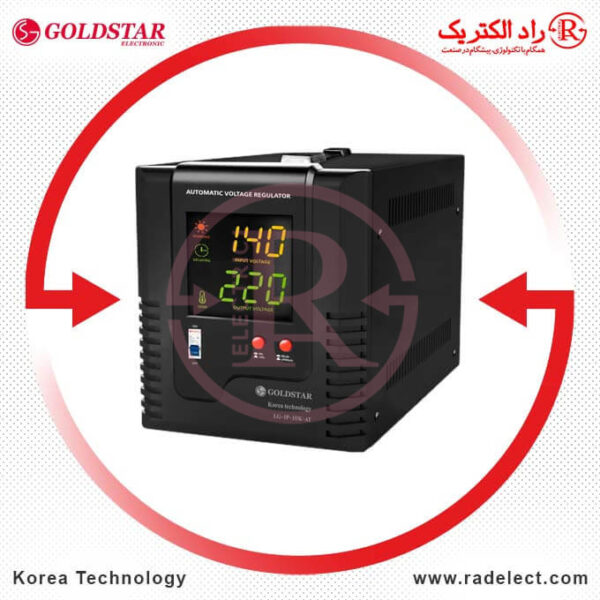 قیمت استابلایزر رله ای 8kVA گلداستار مدل LG-1P-8K-AT